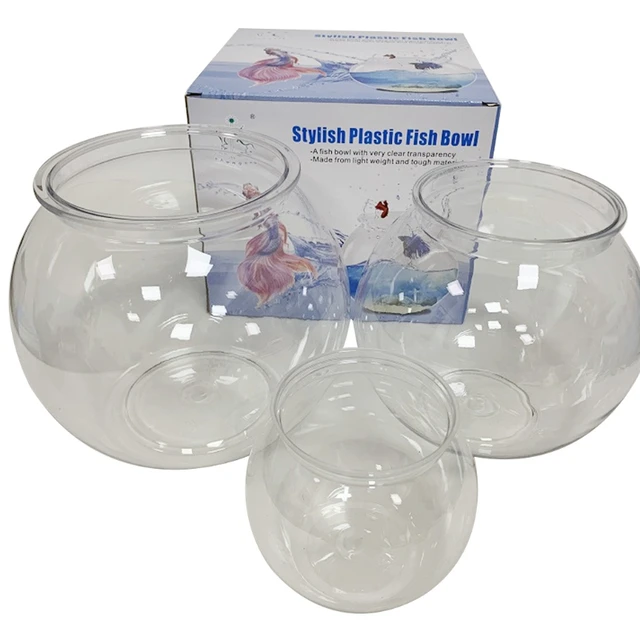 Glass Fish Bowl Centerpieces