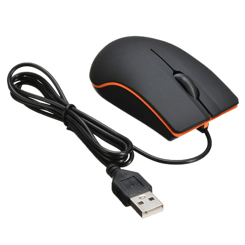 High Quality 1PC Optical LED Wired Gaming Mouse Mice PC Laptop Computer ...