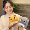 Japanese Anime Square Cat Plush - Kuru Store