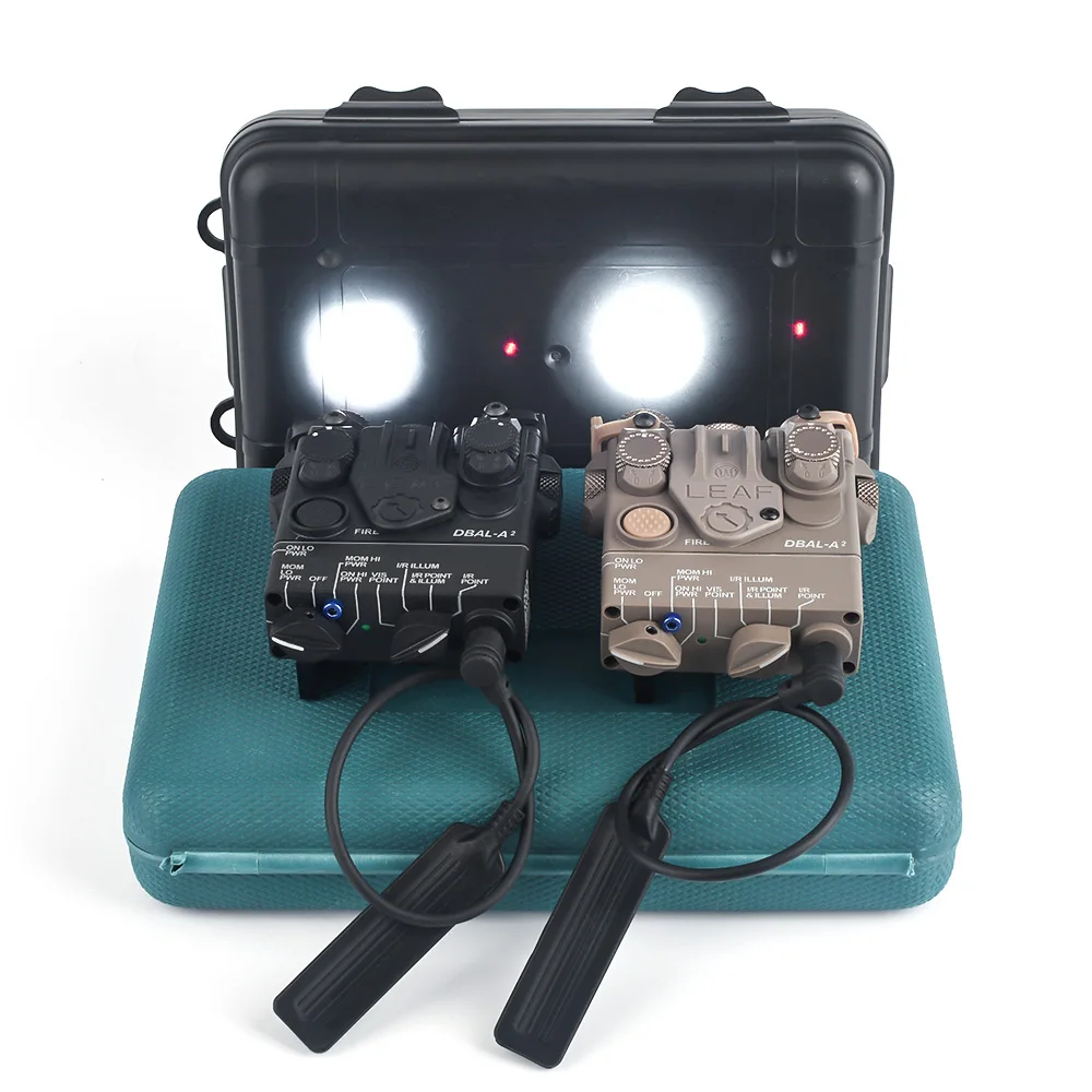 Top WADSN Tatical Mini DBAL A2 Dual Beam Red Green Laser Aim Flashlight ...