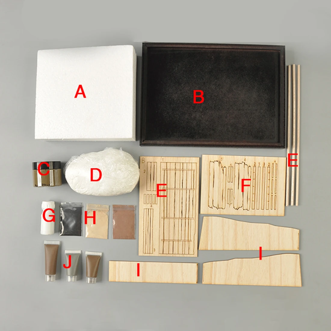 1/35 25 x 18cm DIY Military Sand Table Construction Model Trench Scene ...