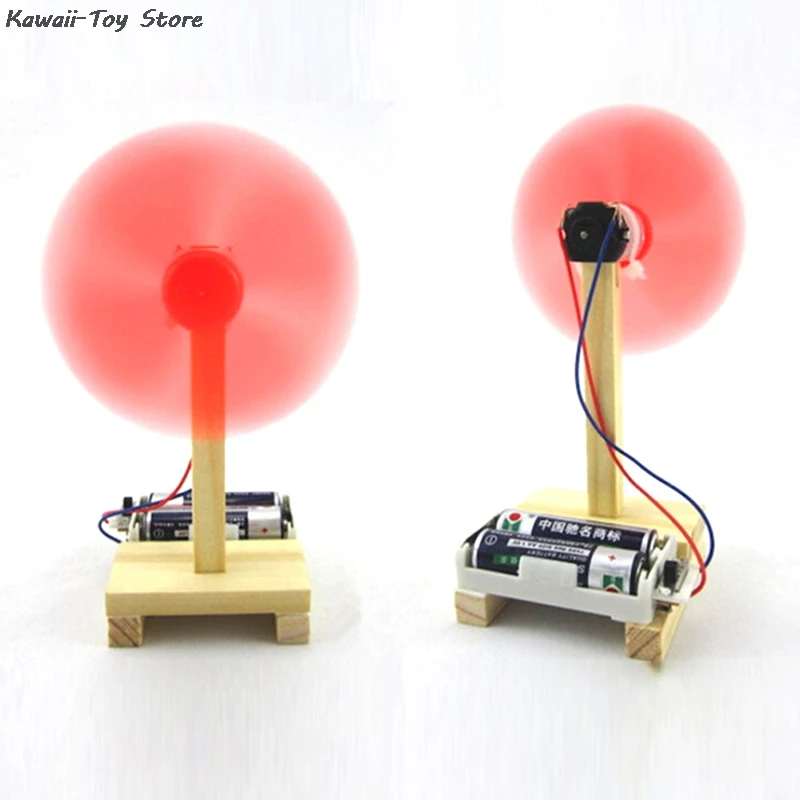 Hot Sale DIY Electric Fan Model Kit Kids Science Experiment Toys School ...