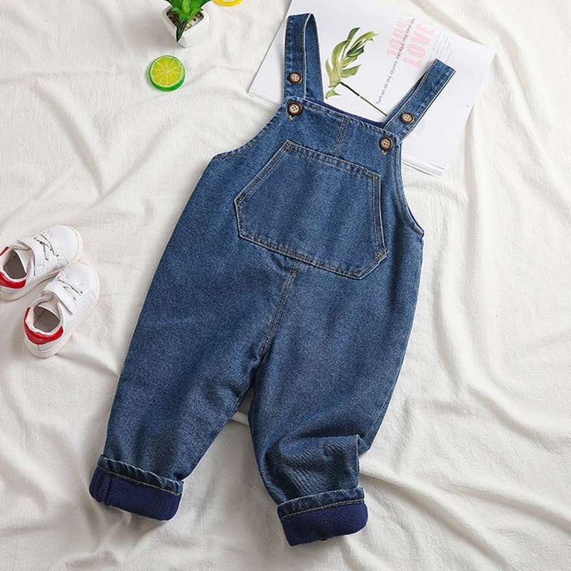 Mono vaquero azul y negro para bebé, mono de terciopelo para niño y ...