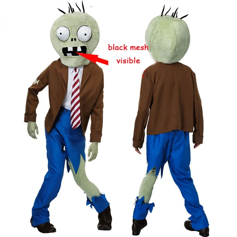 Game Plants VS Zombies Gargantuar Zombie Cosplay Costume With Headwear ...