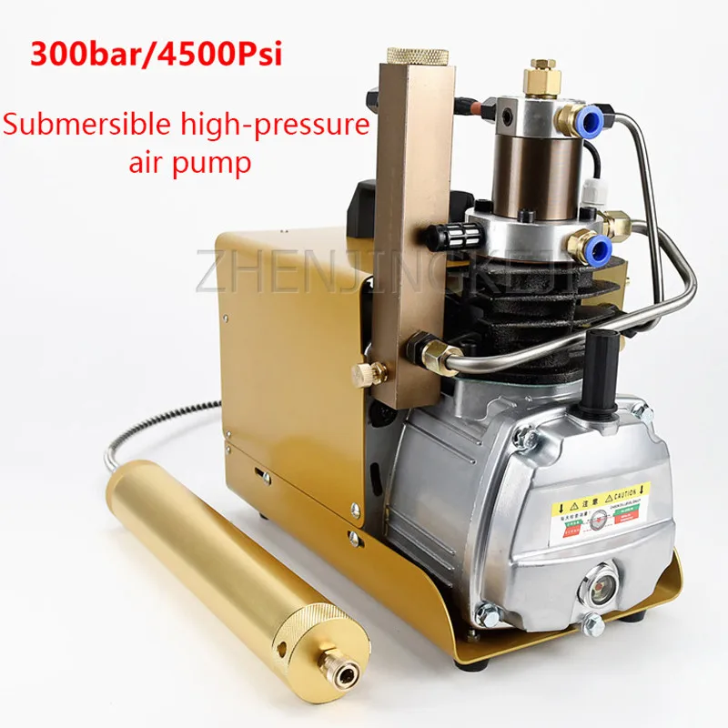 220V High Pressure Air Compressor 300 Bar Electric 4500 Psi Smart Water ...