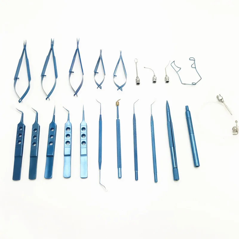 Surgical Kit Cataract Set Eye With Sterilization Tray Case Ophthalmic ...