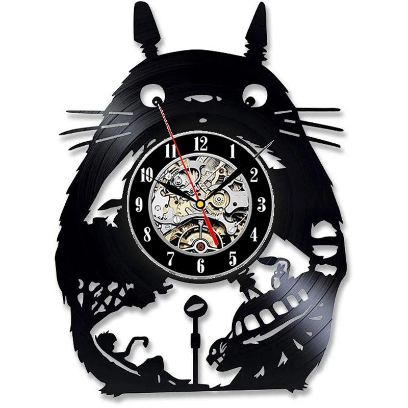 Studio My Neighbor Totoro Cartoon Wall Clock - KawaiiMerch.com