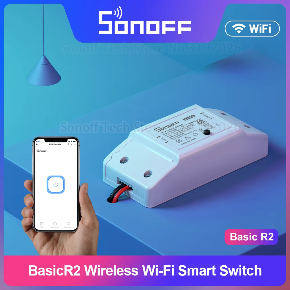 SONOFF BasicR2 MINI Wi-Fi DIY Smart Wireless Remote Control Switch ...
