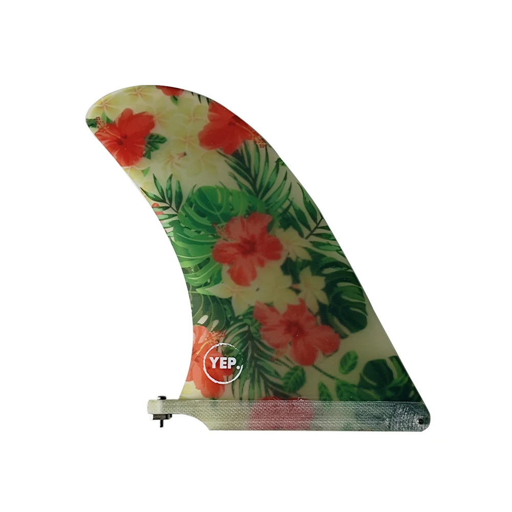 7-8-9-5-10-Inch-Longboard-Fin-Fiberglass-Flower-Fabric-Surfing-Fin ...