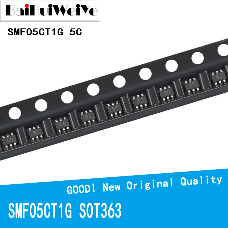 50Pcs-Lot-SMF05CT1G-SMF05CT-SMF05C-SOT-363-SOT-SMD-5C-SMF05C-TCT-ESD ...