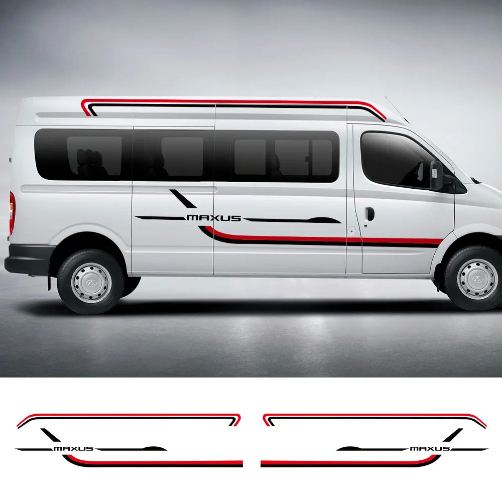 2PCS Car Door Side Stickers For Maxus V80 Camper Cargo Van Motorhome ...
