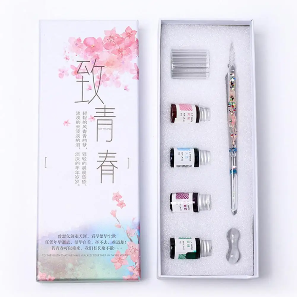 Signature-Pen-Dried-Flower-Design-Strong-Ink-Absorption-Lightweight ...