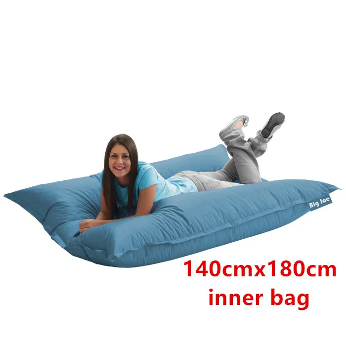 140x180cm extra Big Square Bean Bag Inner Wash Bag Giant Beanbag Chair ...