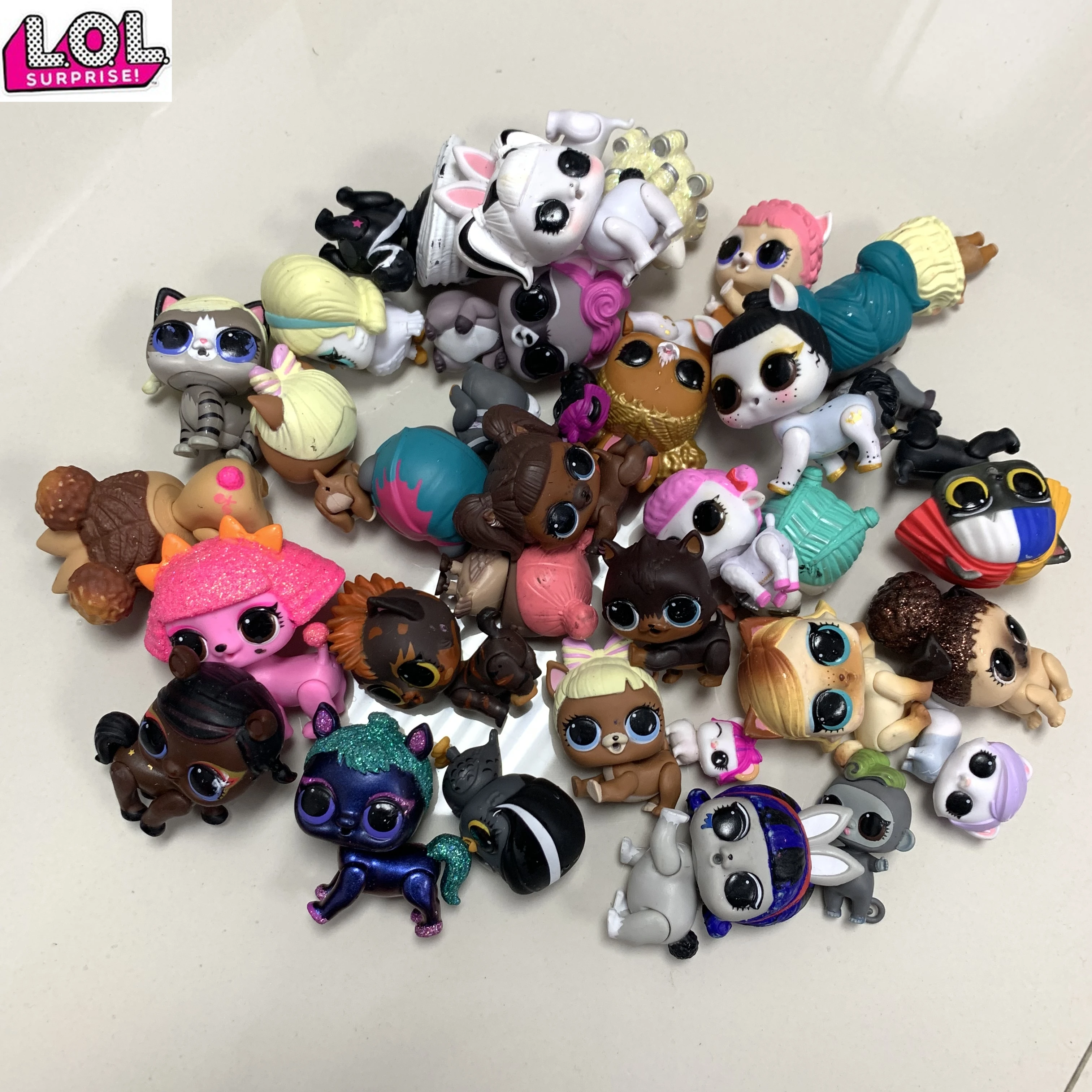 Piece LOL Unicorn Pet For Sister Dolls Unipony Monkey Dog Cat Rabbit 3 ...