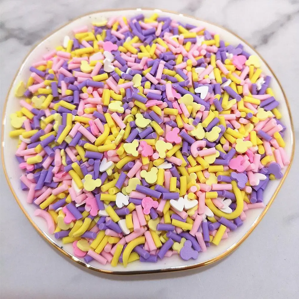 20g-Mixed-Shape-Long-Cylindrical-Polymer-Hot-Soft-Clay-Sprinkles ...