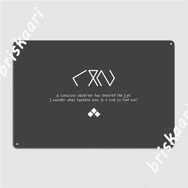 Outer Wilds Eye Of The Universe Coordinates Metal Plaque Poster Wall ...