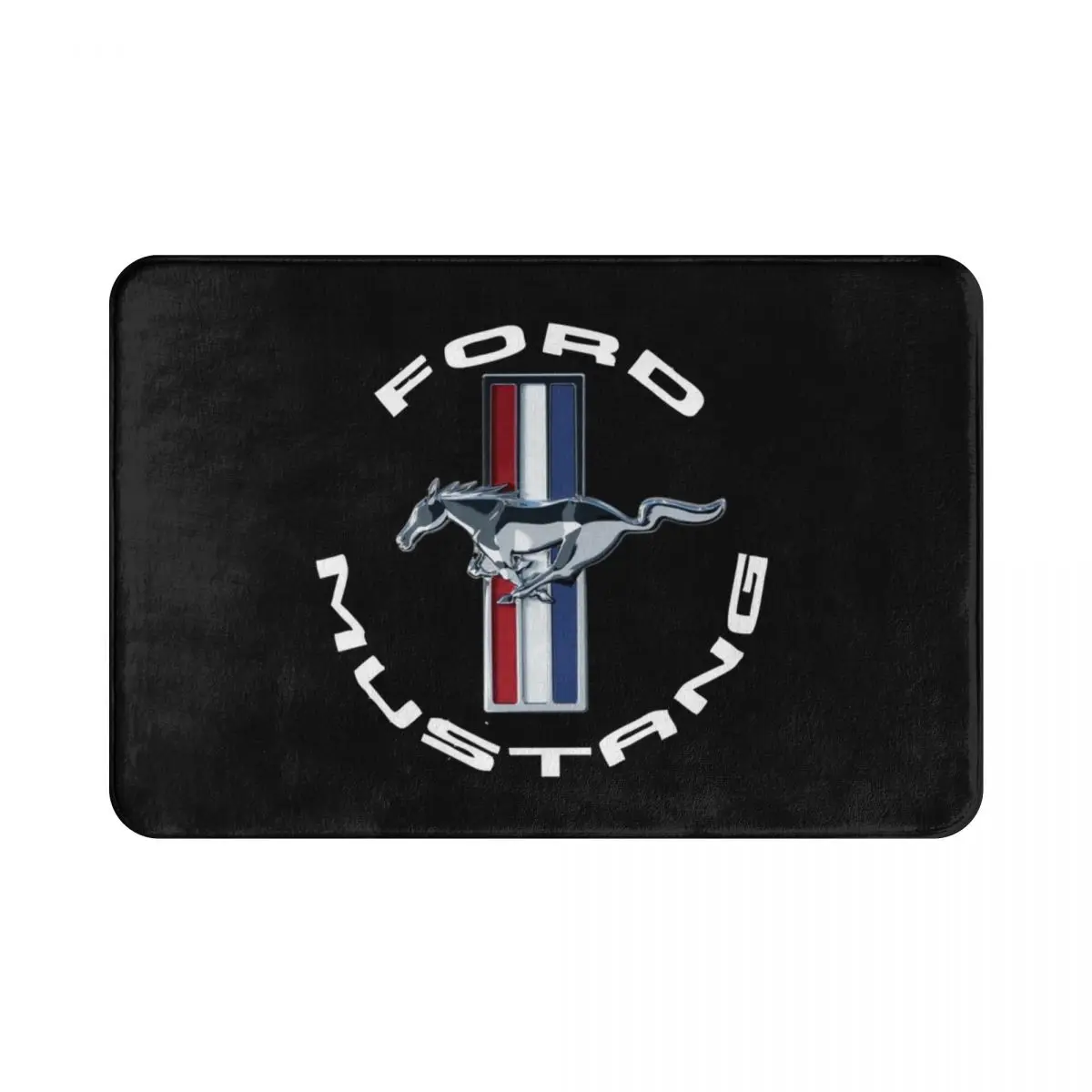 Ford-Mustang-Doormat-Rug-carpet-Mat-Footpad-Polyester-Anti-slip-Cushion ...