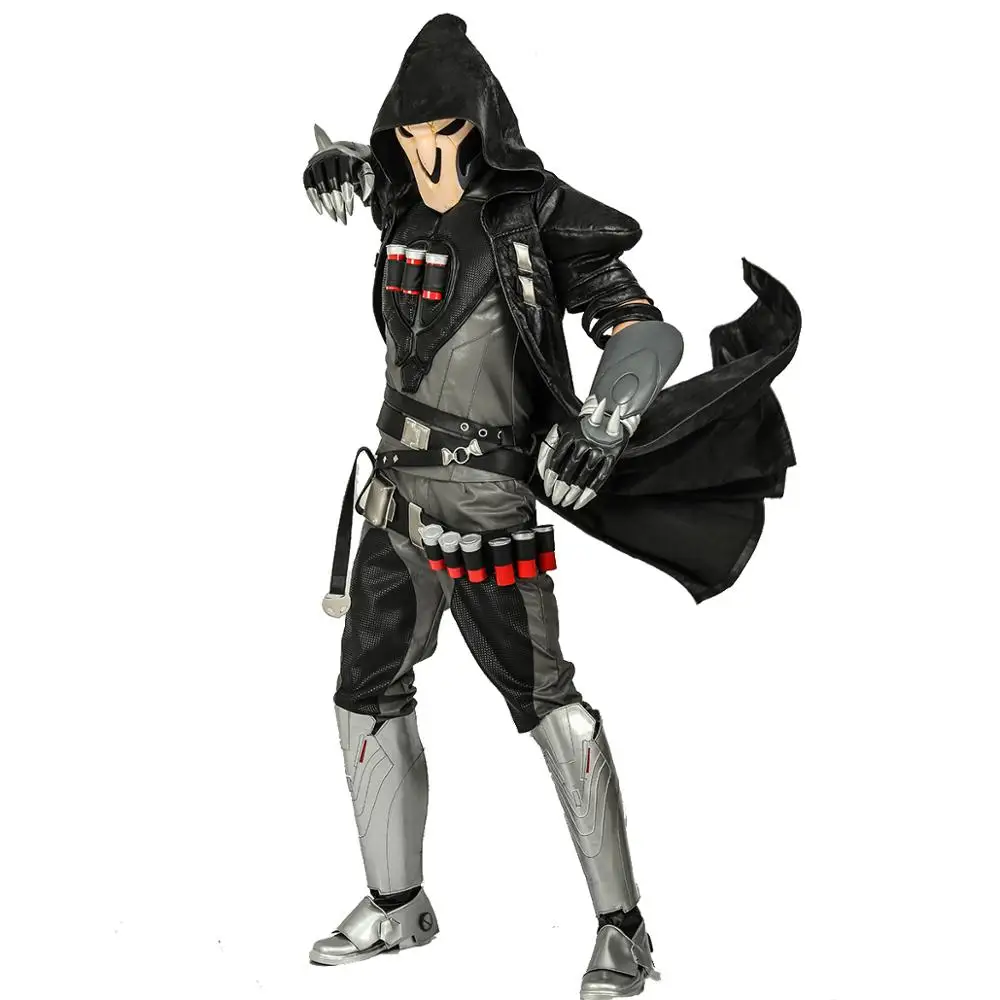 Anime Overwatch Reaper Cosplay Costume - AllCosplay.com
