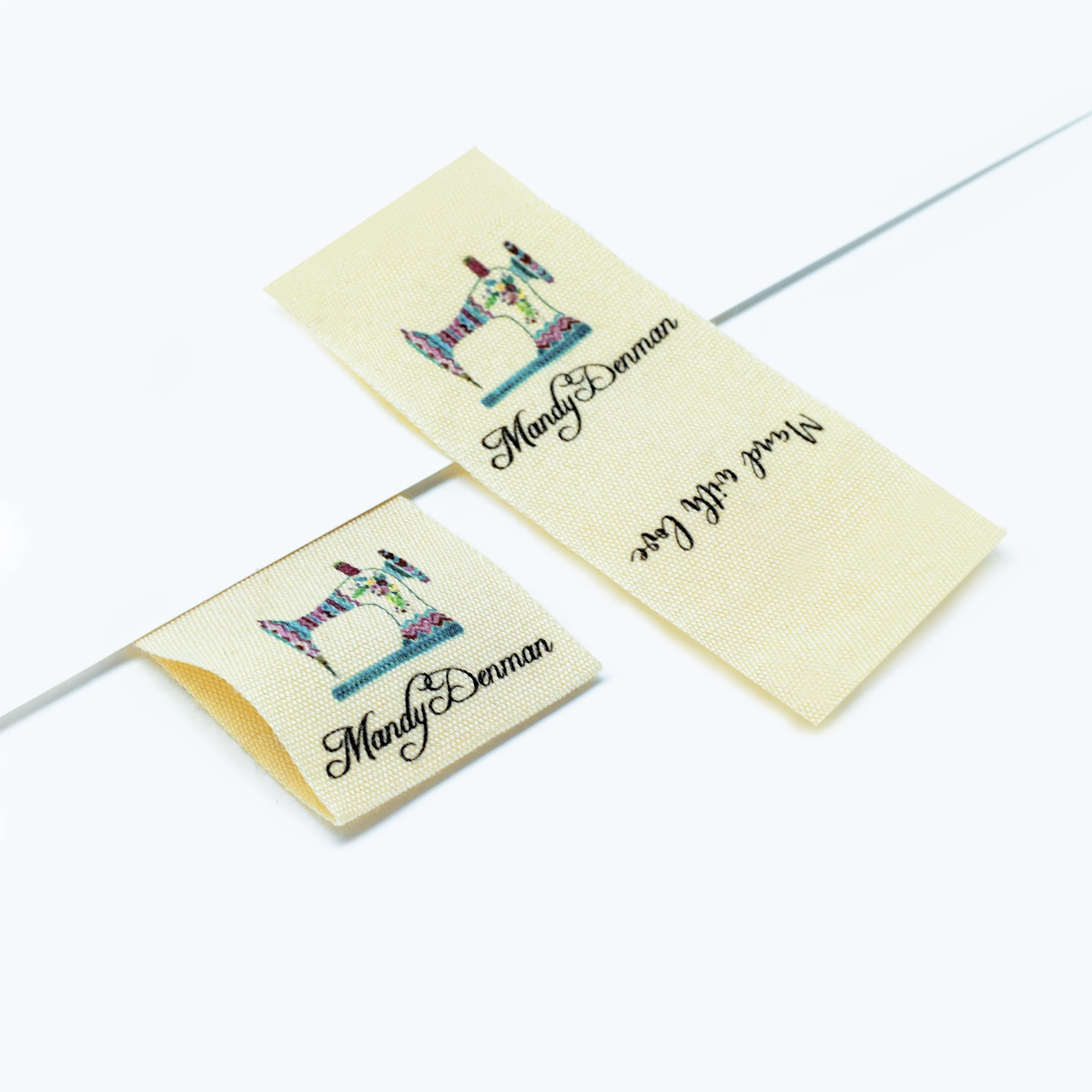 Custom-Sewing-label-Logo-or-Text-fold-Tags-Personalized-Brand-Printing ...