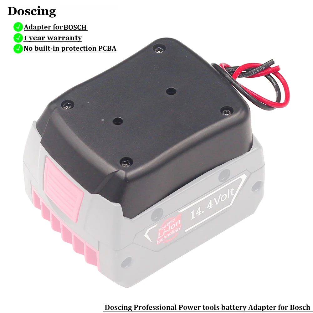 For-Bosch-18V-14-4V-Li-ion-Battery-Mount-Connector-Adapter-Dock-Holder ...