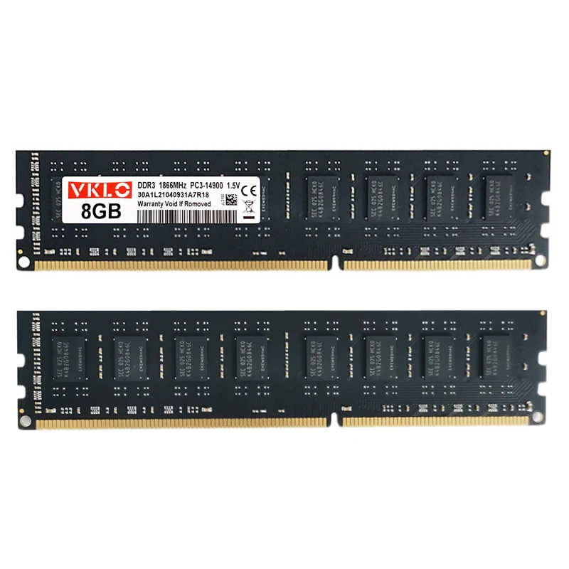 DDR3 4GB 8GB 1333MHz 1600MHz 1866Mhz Desktop RAM Memory for Intel and ...
