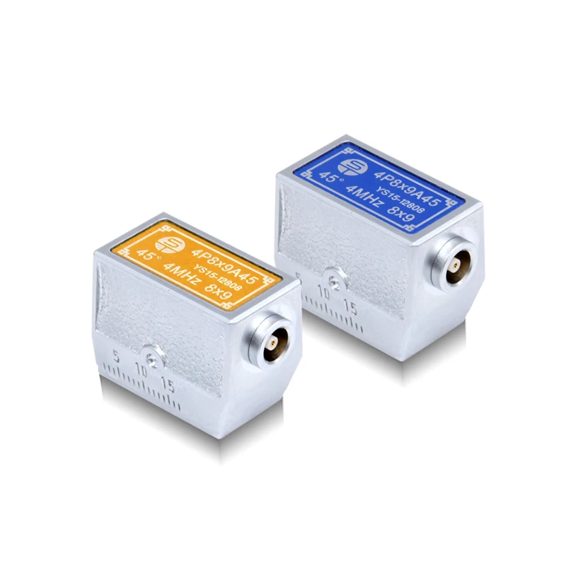 YUSHI-2mhz-Single-Crystal-Transducer-Angle-70-Degree-8-9mm-NDT ...