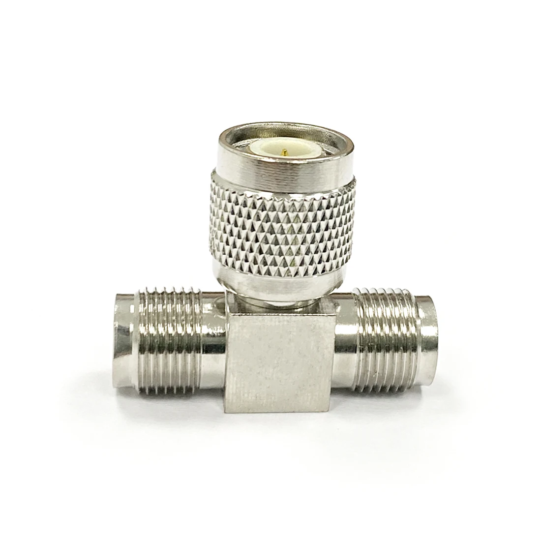 1pc NEW TNC Male Plug to 2*TNC Female Jack T Type Splitter RF Coax ...