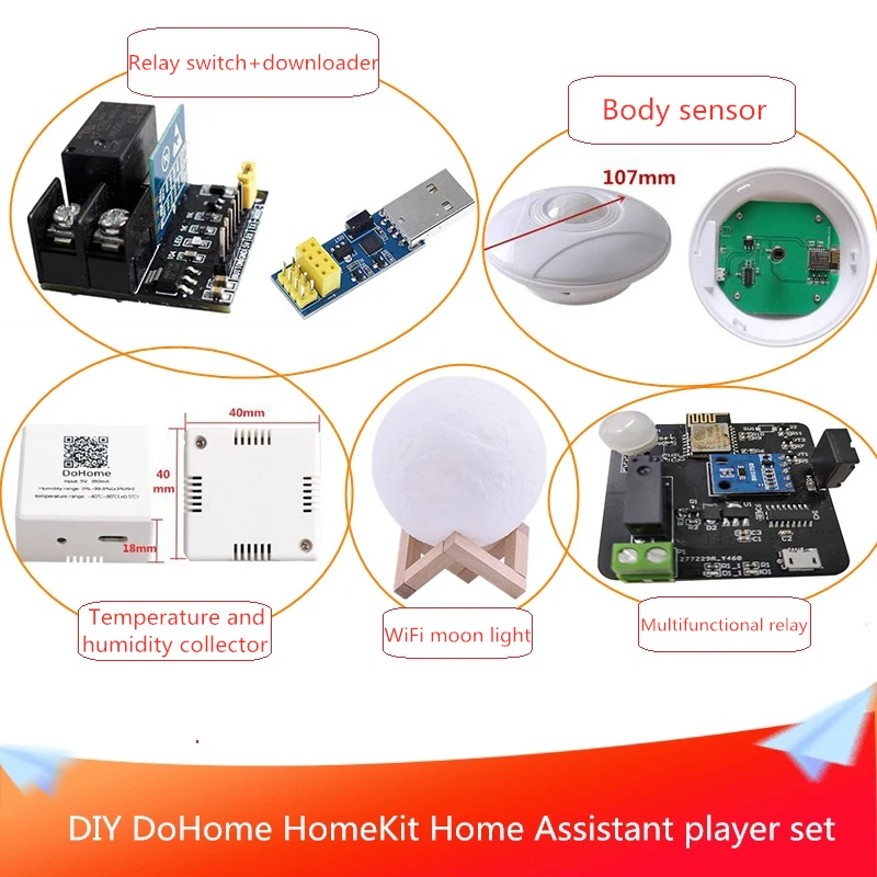 DoHome-HomeKit-Home-Assistant-Player-Set-Includes-Relay-Switch-Body ...