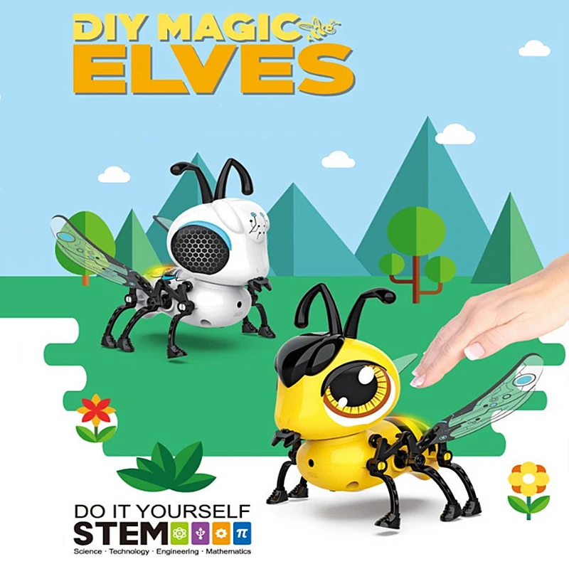 Smart Electronic Bee Magic Elves Touch Sensing Multi function Lighting ...