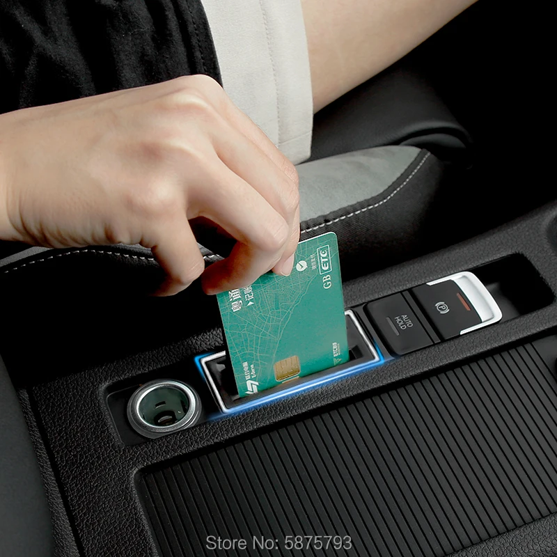 Color-My-Life-Car-Park-Card-Coin-Slot-Holder-Center-Console-Card-Holder ...