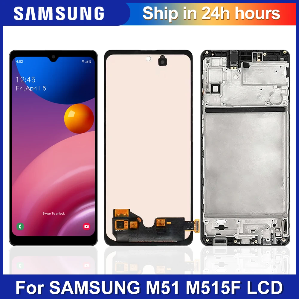 Super AMOLED For Samsung M51 LCD Display With Touch Panel Screen ...