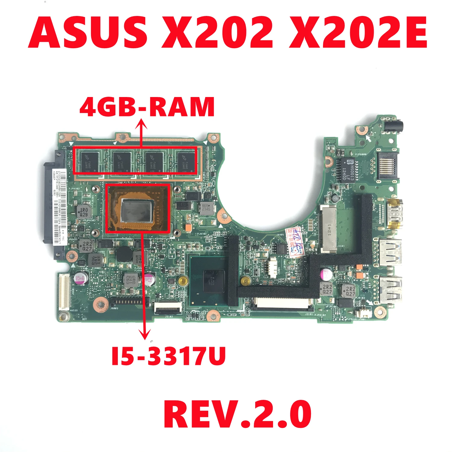 X202E-REV-2-0-Mainboard-For-Asus-X202E-X201E-S200E-X201EP-Laptop ...