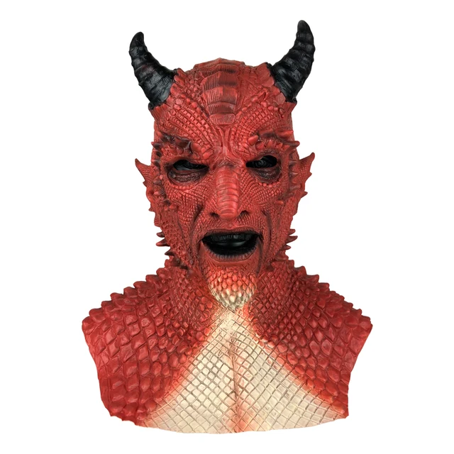 Demon Horror Lord Diablo Boss Belial Cosplay Mask & Gloves - AllCosplay.com