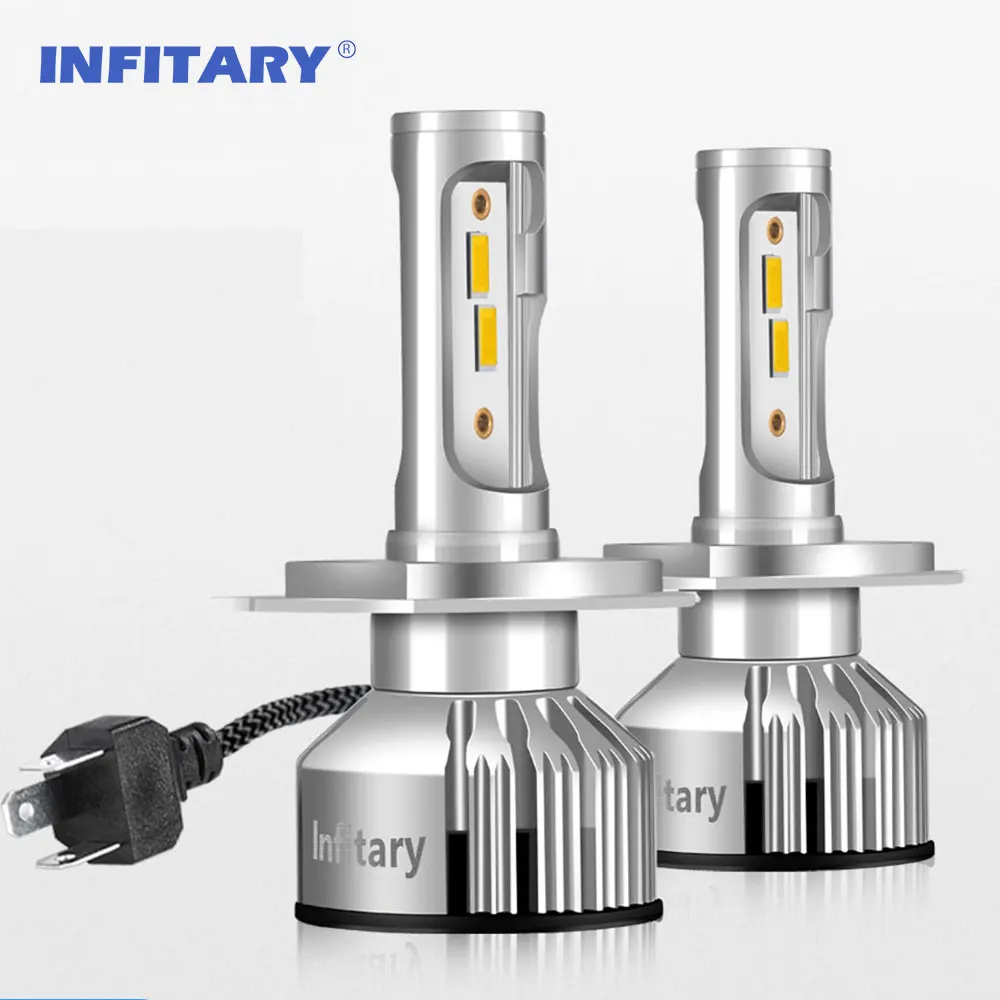 Infitary-H7-H4-LED-Headlights-3000K-4500K-6500K-H1-H3-H11-80W-20000LM ...