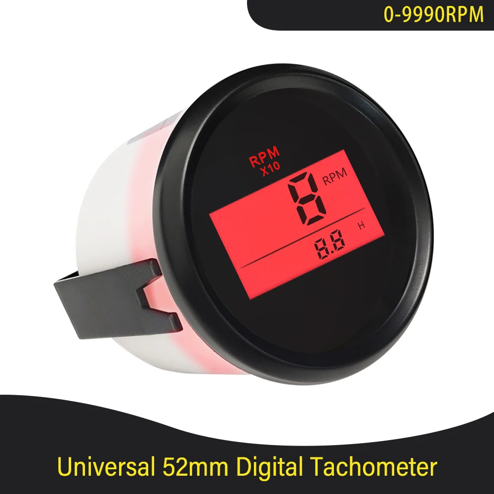 New-52mm-Speed-sensor-Digital-Tachometer-Engine-Hourmeter-0-9990RPM ...