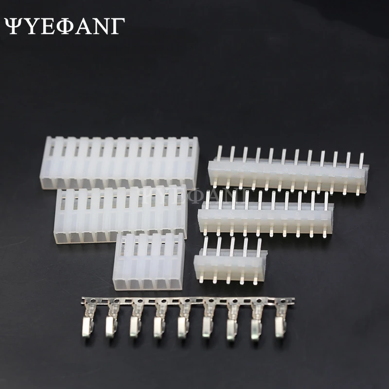 10set/lot CH3.96 3.96 mm CH3.96 2/3/4/5/6/7/8P Straight Pin connector 20pcs Male + 20pcs Female ...