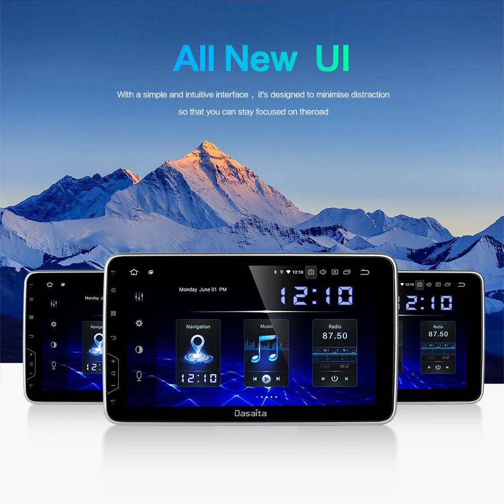 10.2" Android 10.0 Car Multimedia Player For Peugeot 208&2008 Radio ...