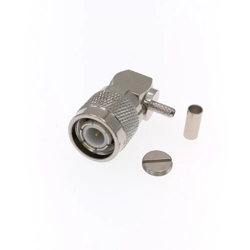 TNC Male Right Angle Crimp RG174 LMR100 RG316 RF Connector|connector crimp|connector ...