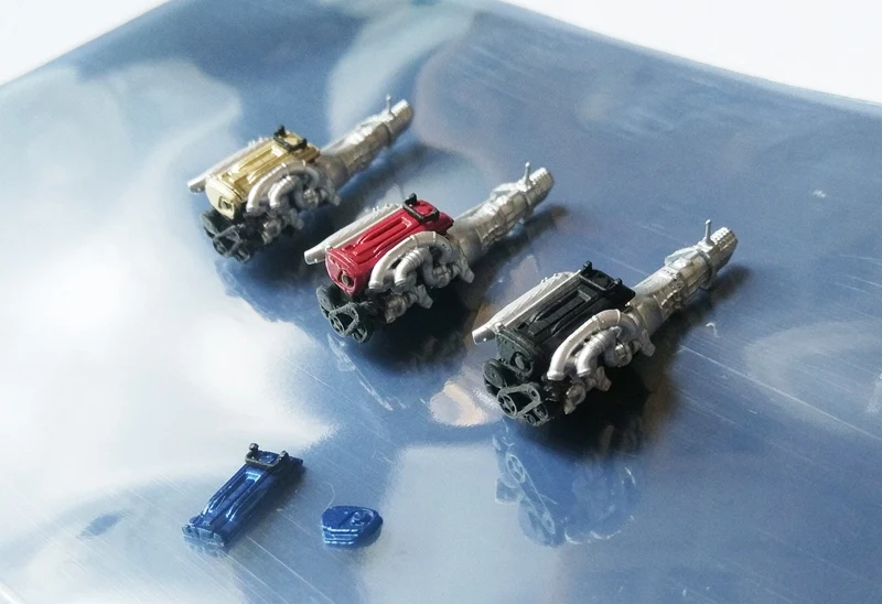 1/64 Scale Rb 26 Car Engine Resin Manual Simulation Model Exquisite Children's Toy Scene Layout ...