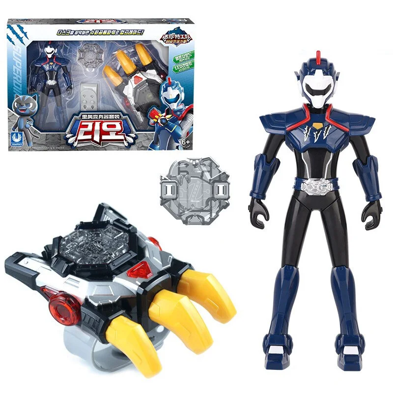 Miniforce Super Dino Power LEO RIO Black Ranger Action Figure Led Light ...