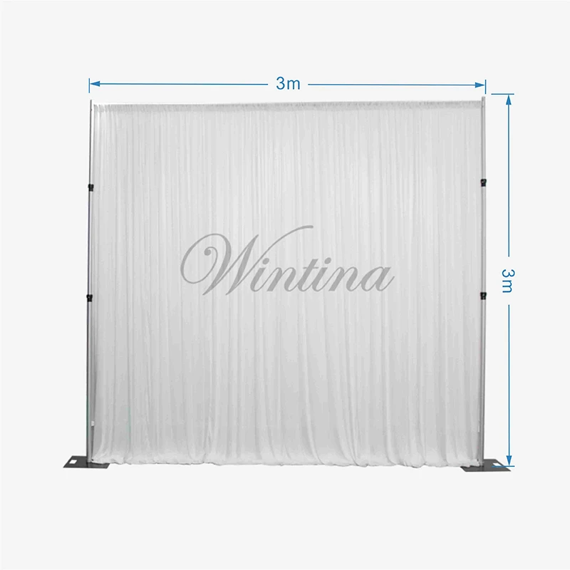 Wintina-3x3M-Ice-Silk-Party-Backdrop-Hanging-Curtains-Gauze-Wedding ...