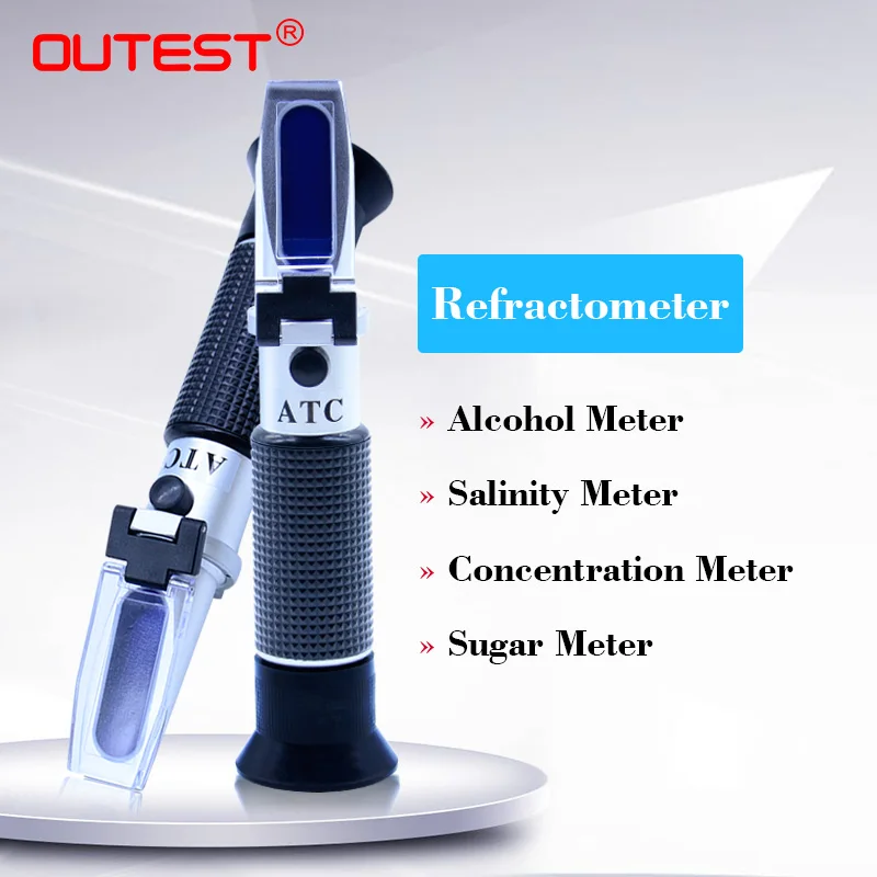 Portable Digital refractometer sugar meter 0 100% saccharimeter for ...