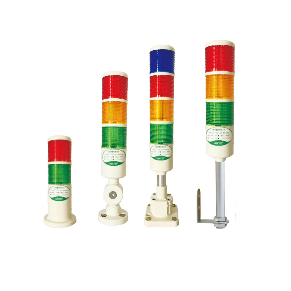 HNTD 24V DC LED Pilot Light Signal Lamp CNC Machine Working Warning ...