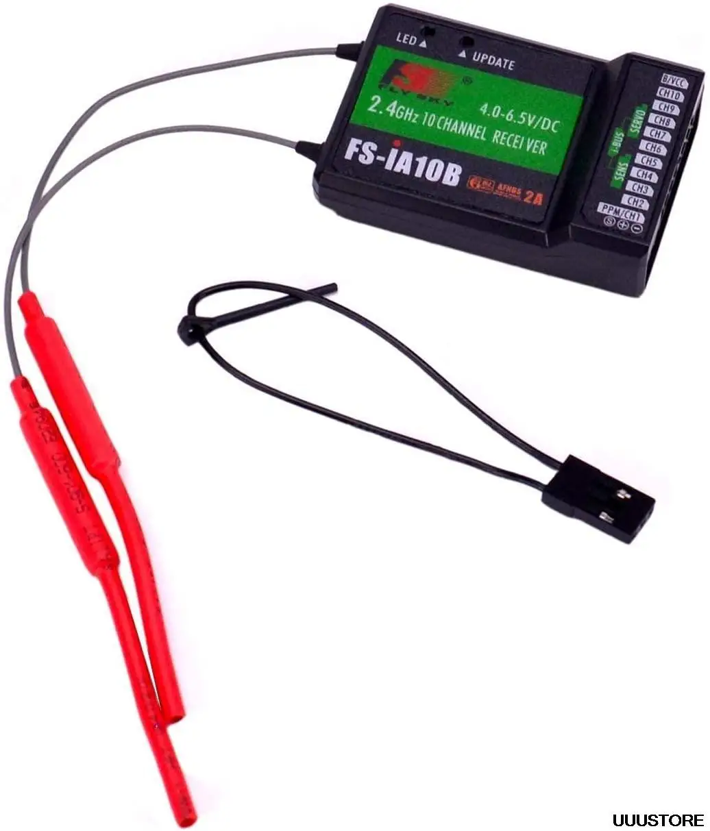 Flysky FS-iA10B 2.4G 10CH 10 Channels Receiver FS IA10B for Transmitter ...