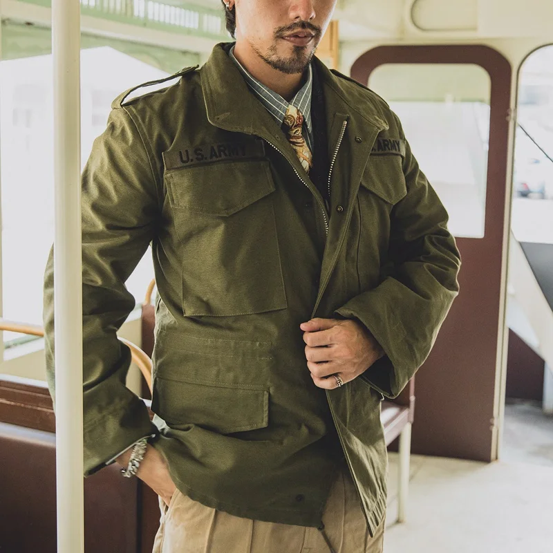 M65 Read Description! High Quality Cotton Asian Size Reissue Hand Made Classic US Army Jacket ...