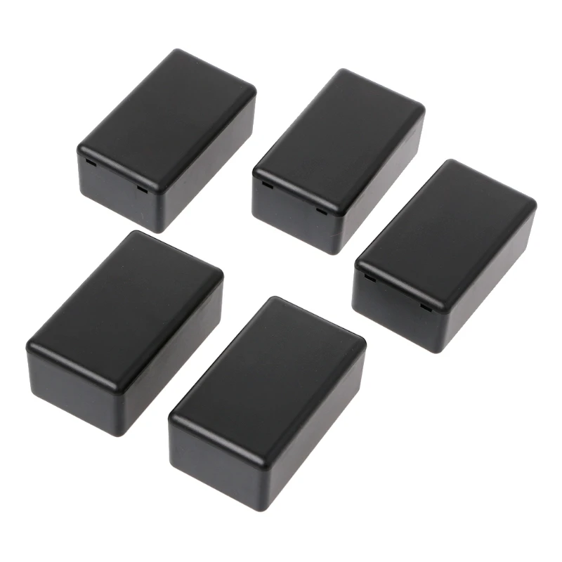 5pcs Black Color Waterproof Plastic Enclosure Box Electronic Housing ...