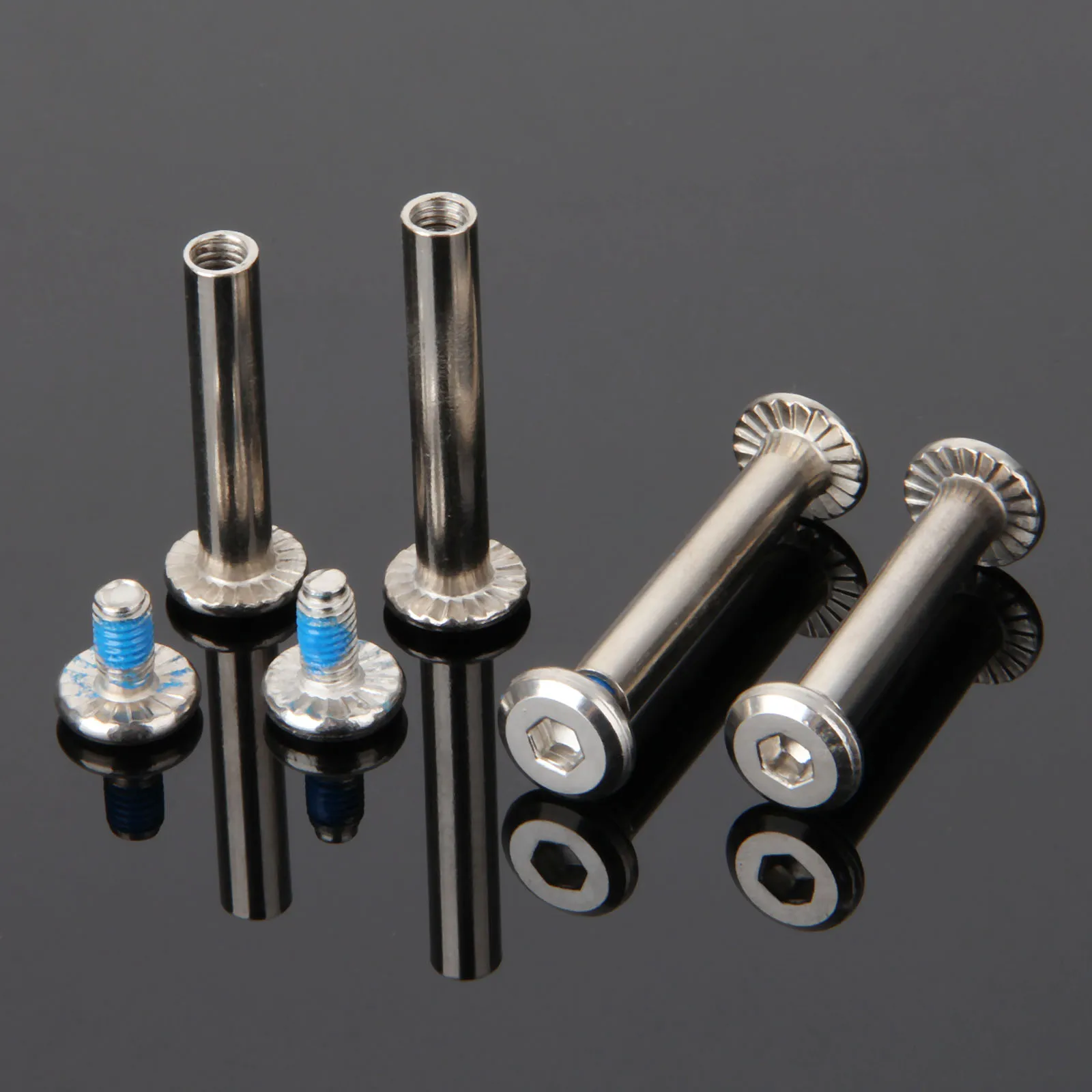 10Pcs Diameter 6mm *31mm/36mm Roller Skates Parts Axle Male & Female ...