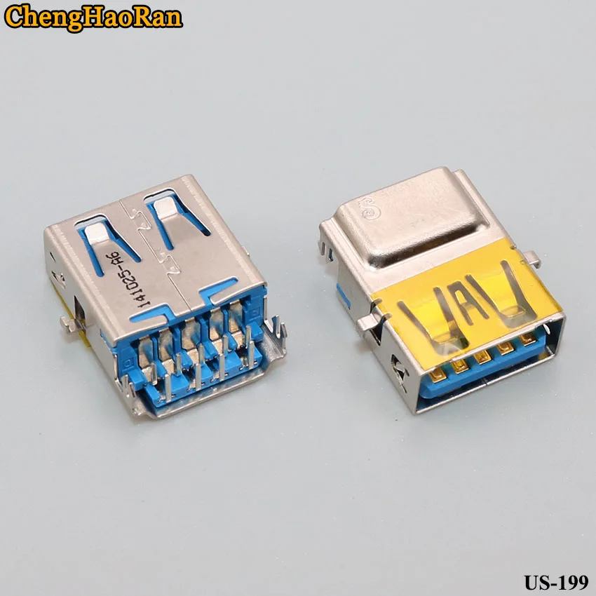 ChengHaoRan 2pcs/lot For Laptop USB 3.0 interface socket Hole 9-pin ...