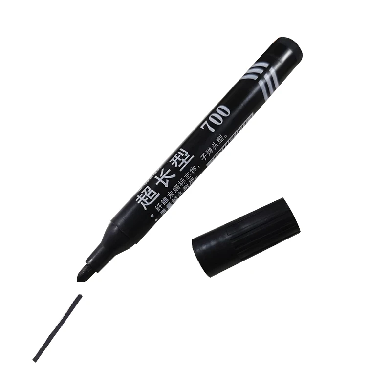 4 pcs Non erasable Marker Pen School Office Stationery Supplies 700 ...