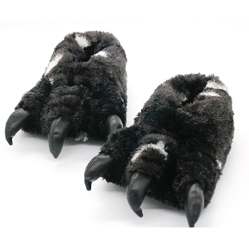 Animal Claw Paw Slippers For Adults Cozy, Soft, Fun Costume Home Shoes ...